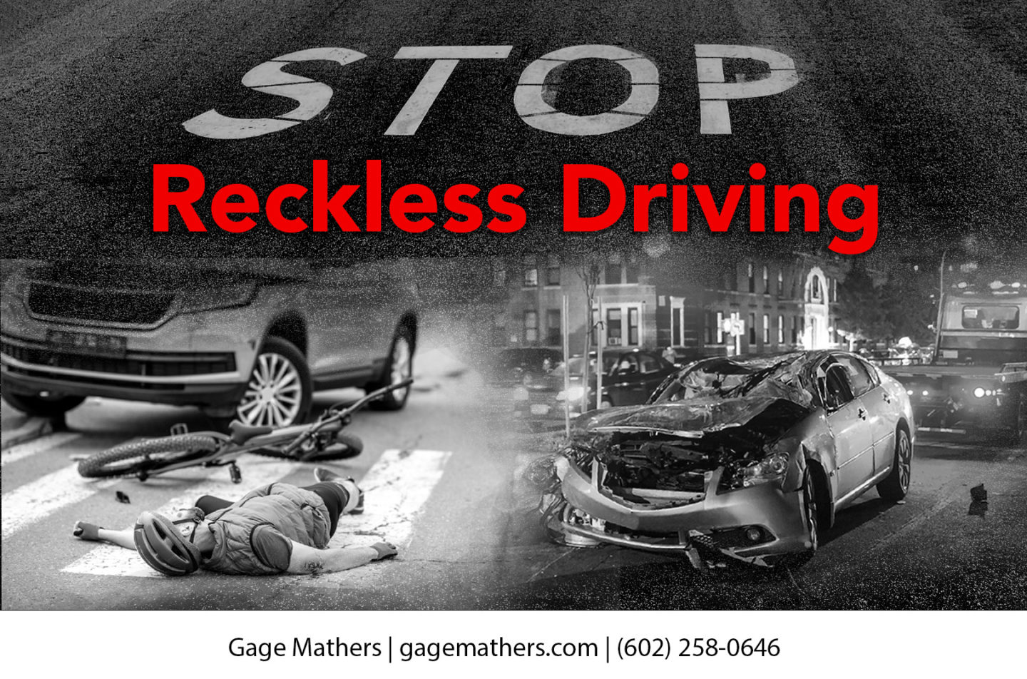 Reckless driving accident lawyers for Arizona - Trust Gage Mathers