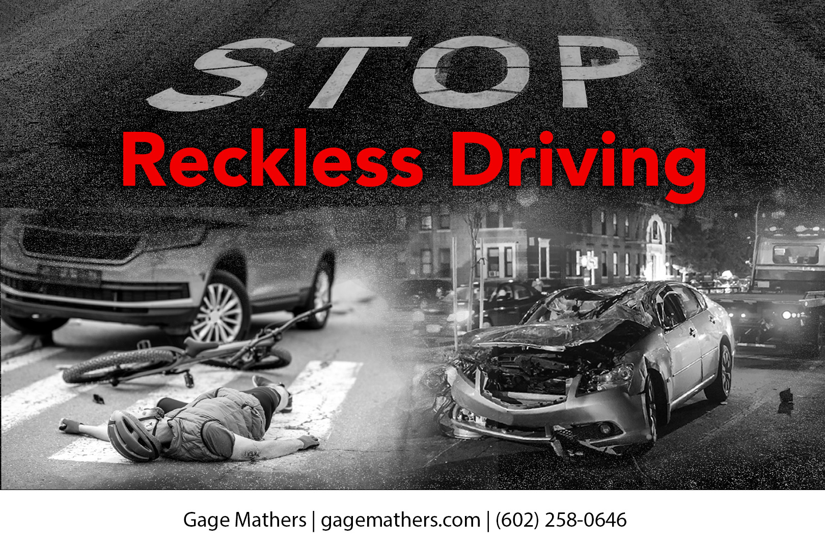 Reckless driving accident lawyers for Arizona - Trust Gage Mathers